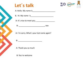 English class #1 | PPTX