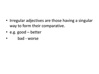 adjective comp | PPTX