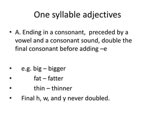 adjective comp | PPTX