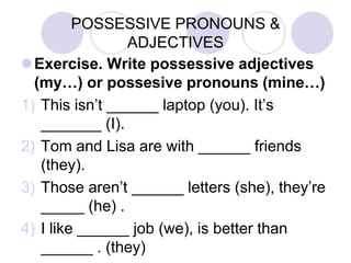 English class 2 a | PPTX