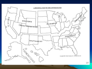 ENGLISH CLASS I REGIONS OF THE UNITED STATES..pptx