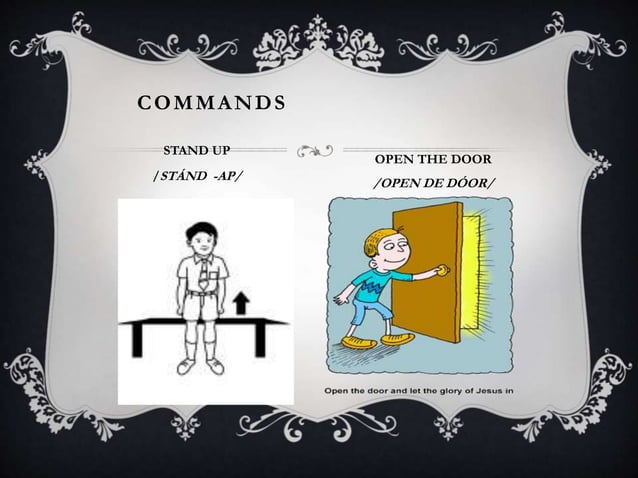 English classroom commands | PPTX