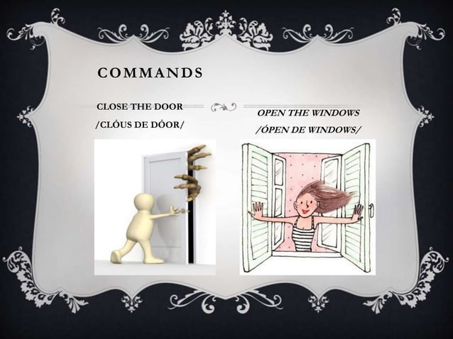 English classroom commands | PPTX