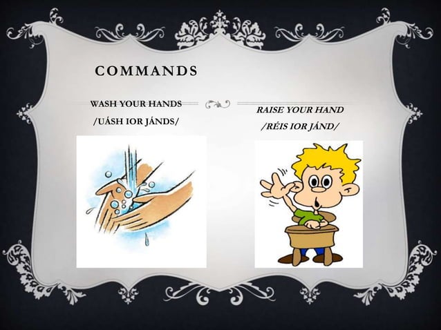 English classroom commands | PPTX