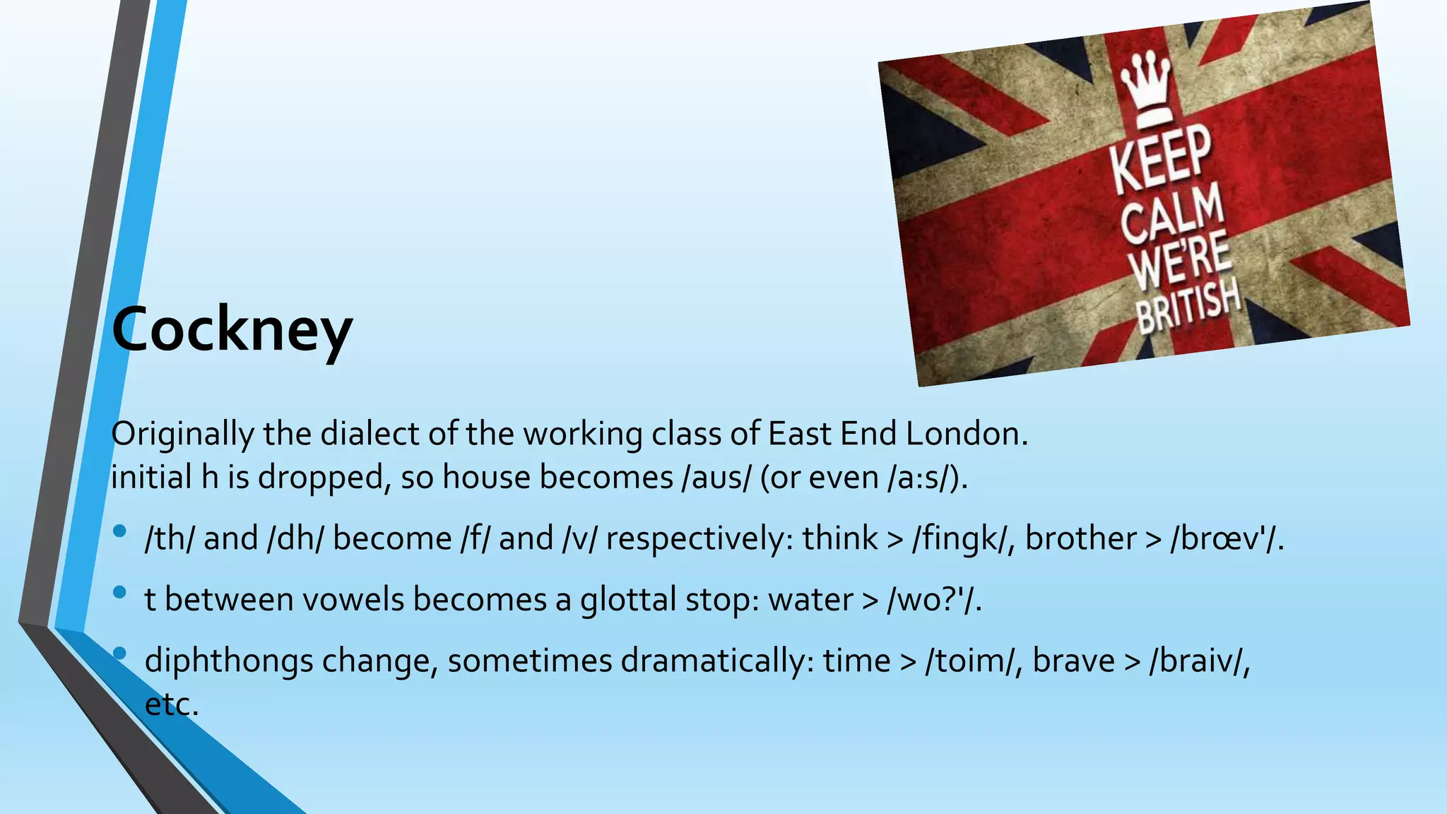 English communication and dialects | PPTX