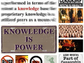 Knowledge/Power Collage | PPT