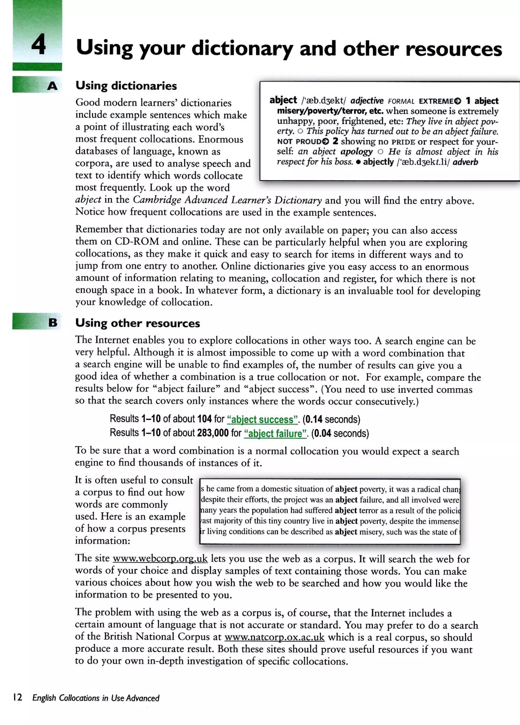 English collocations in use (advanced) | PDF