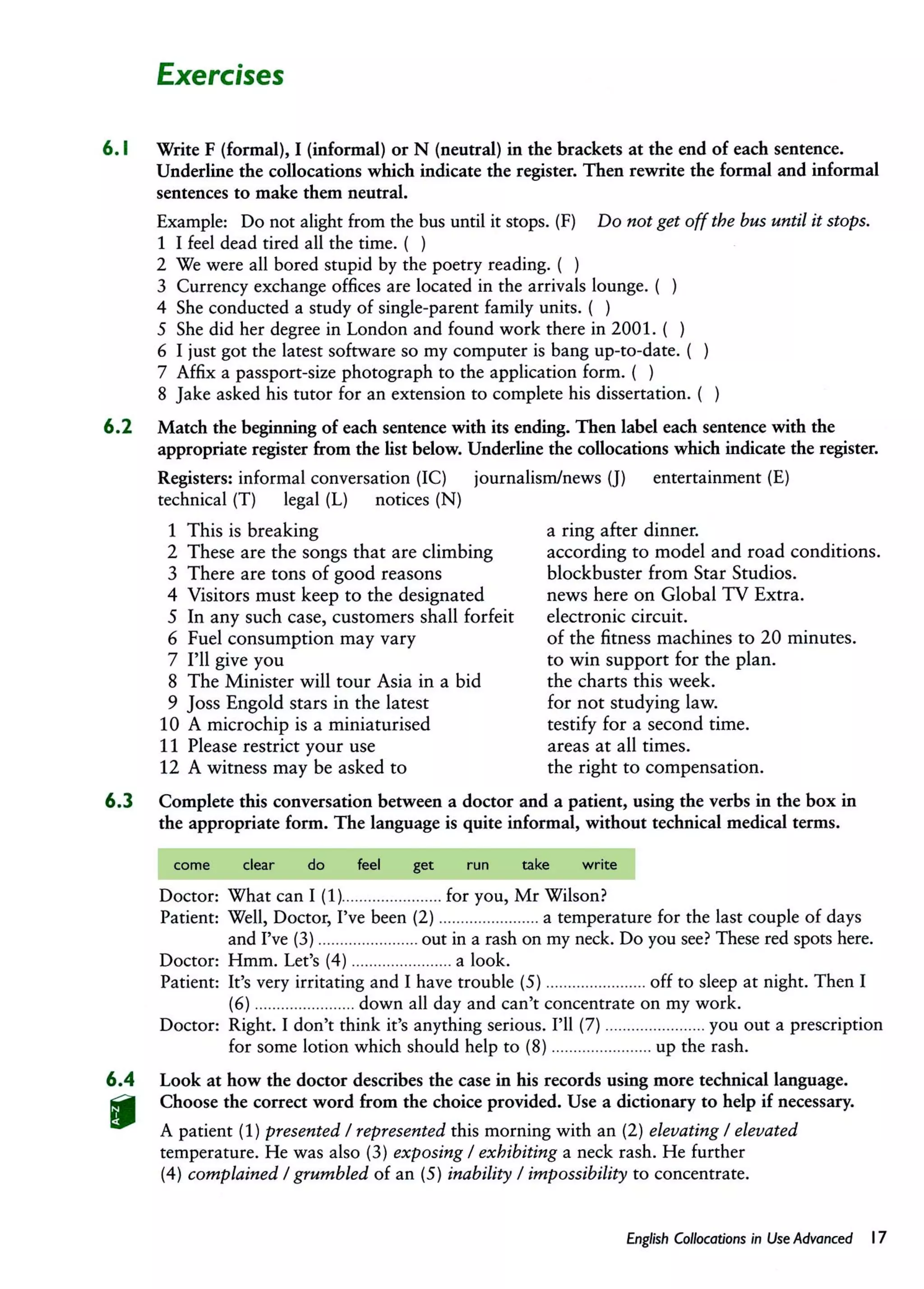 English collocations in use (advanced) | PDF