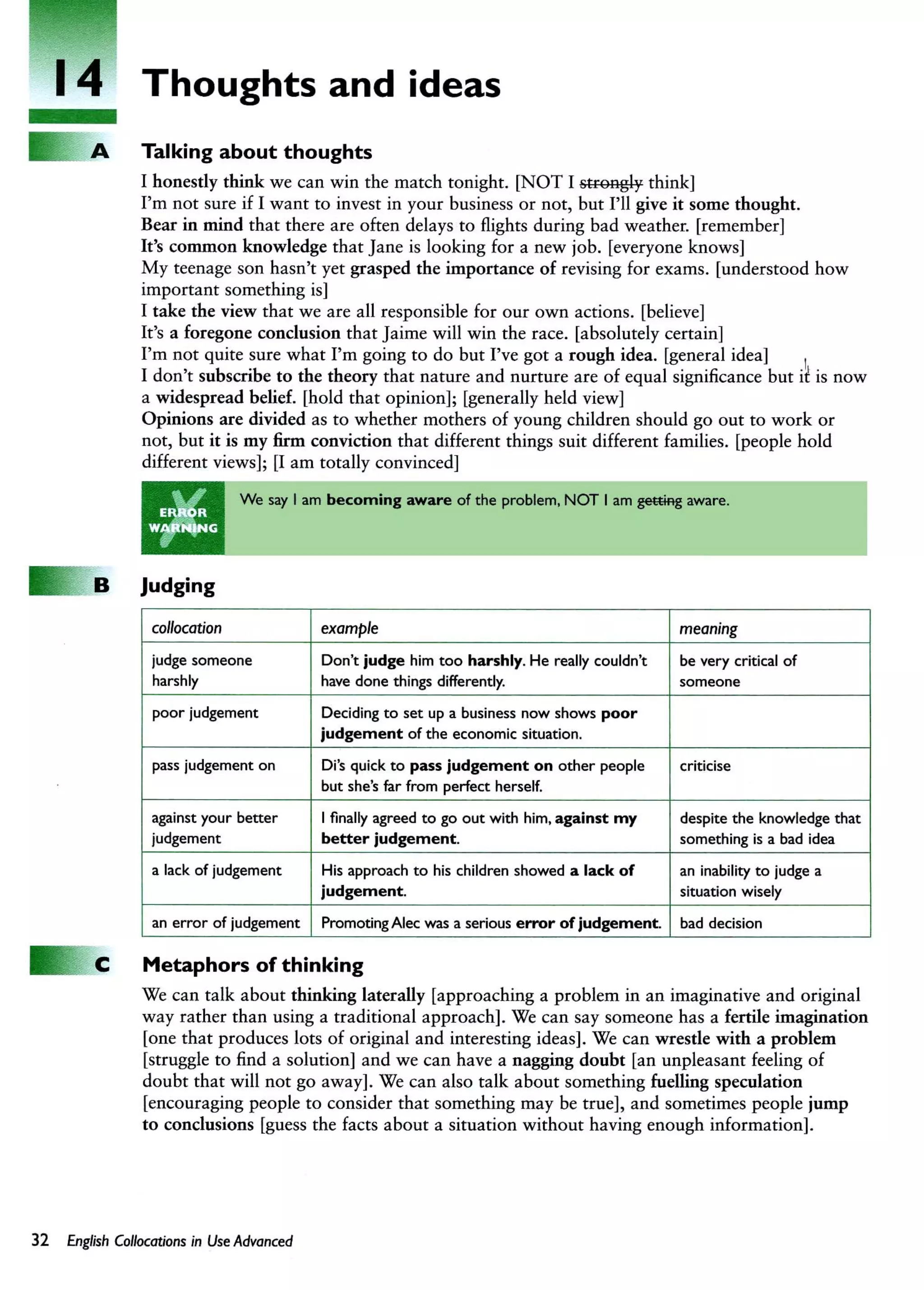 English collocations in use (advanced) | PDF