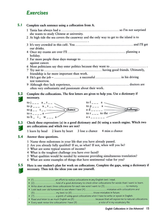 English collocations in use (advanced) | PDF | Free Download