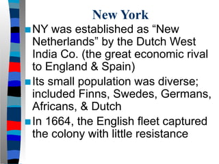 English Colonies during colonial times.. | PPTX