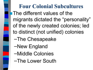 English Colonies during colonial times.. | PPTX