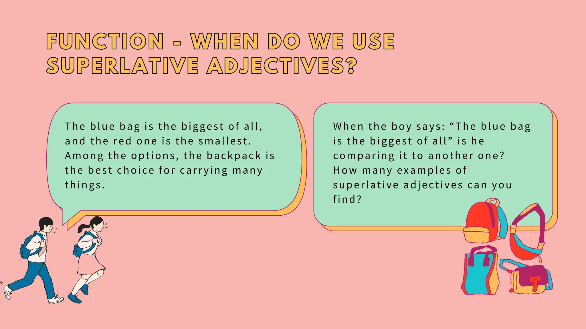 English Comparative and Superlative Adjectives Education Presentation ...