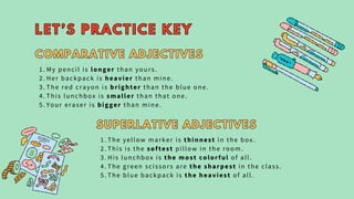 English Comparative and Superlative Adjectives Education Presentation ...