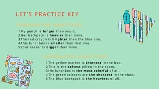 English Comparative and Superlative Adjectives Education Presentation ...