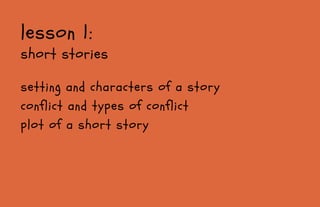 English Lesson 1: Short Stories | PDF