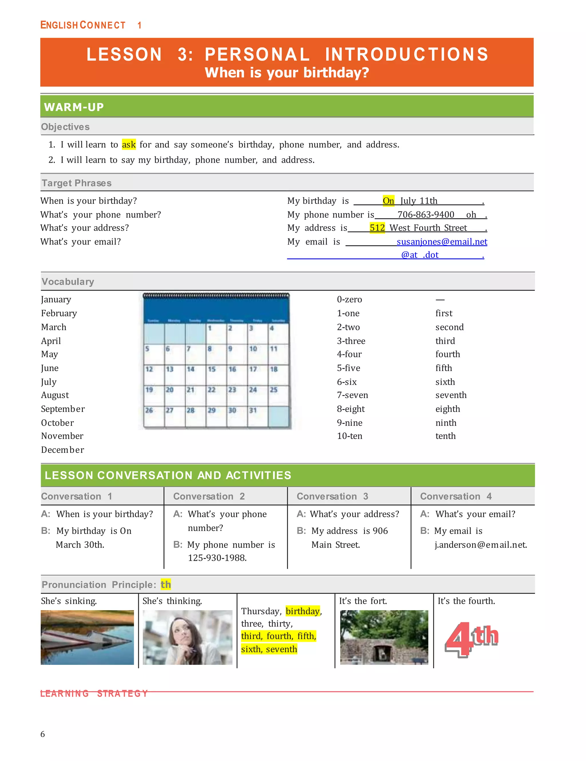 English connect 1 manual | DOCX