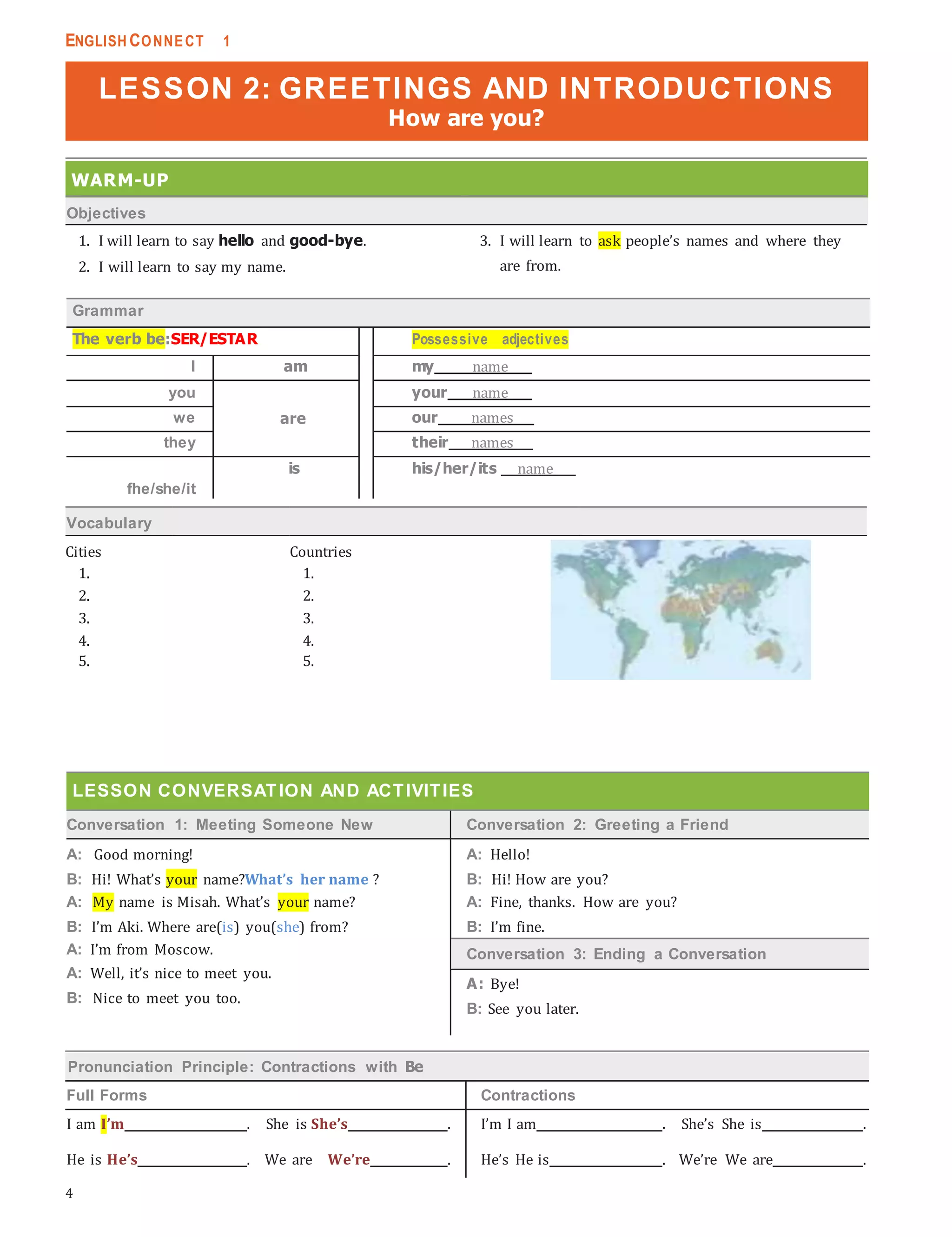 English connect 1 manual | DOCX