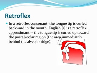 English consonants and classification | PPTX