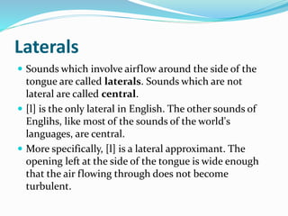 English consonant sounds by Monir Hossen | PPTX