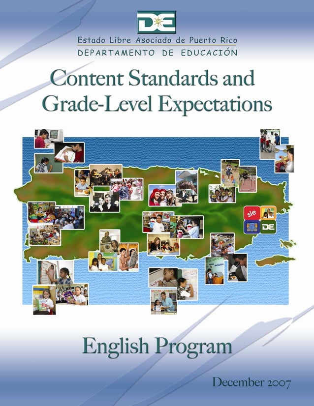 English content standards and grade level expectations Puerto Rico 2007 ...