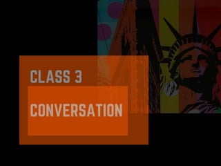 English conversation class 3 travel | PPTX