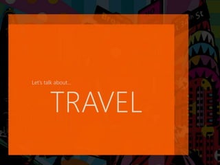 English conversation class 3 travel | PPTX