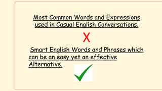 SMART ENGLISH WORDS AND PHRASES | PDF