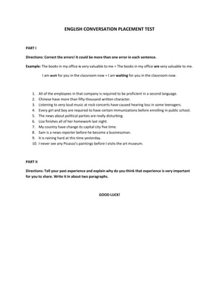 English conversation placement test.pdf