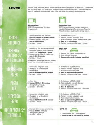 English cooking instructions 1 7-2015 | PDF