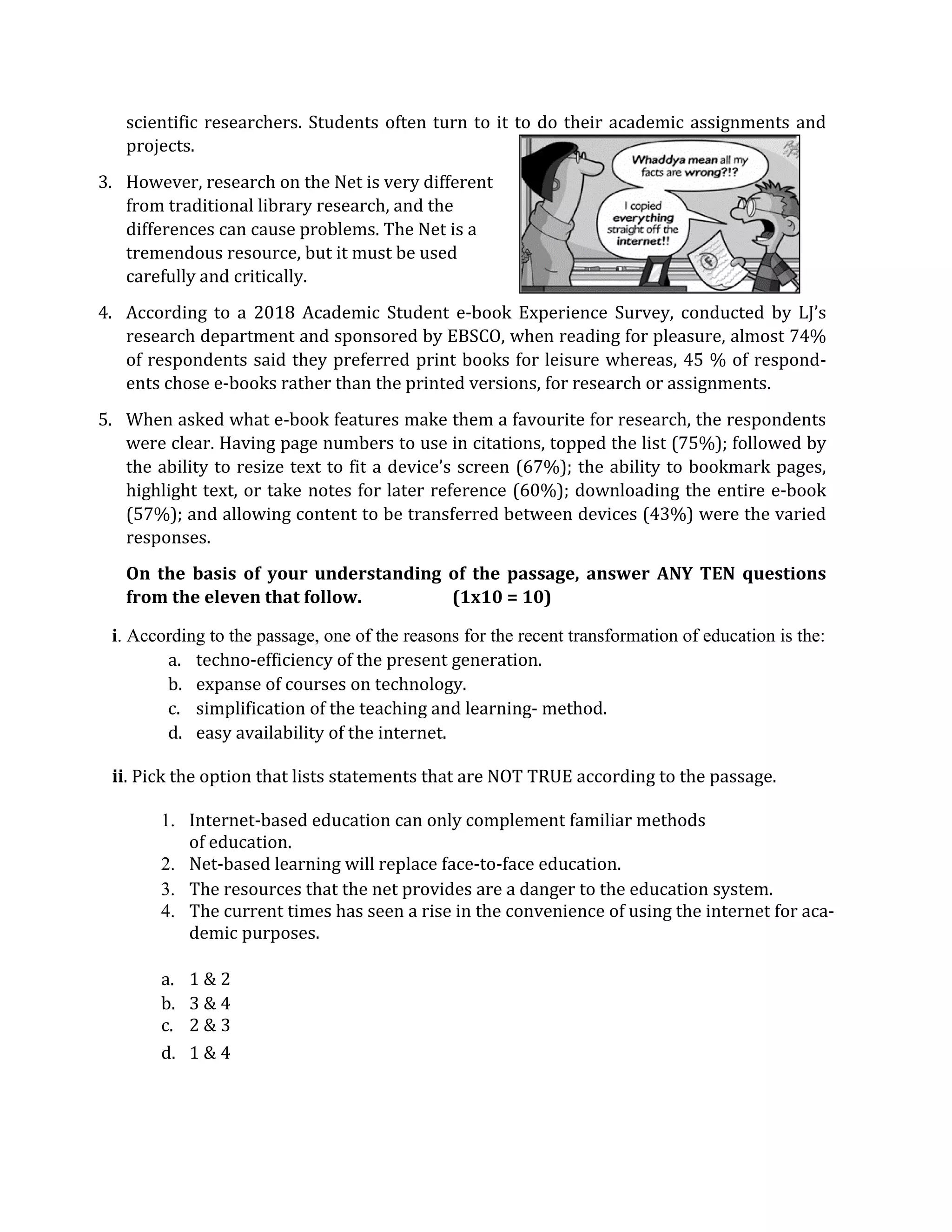 English core - sample paper 2021 | PDF