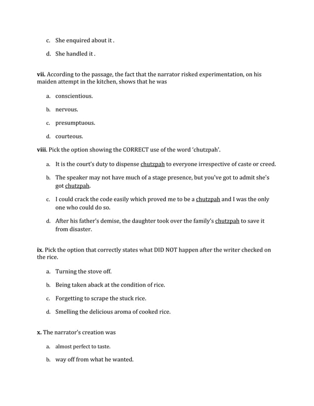 English core - sample paper 2021 | PDF