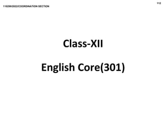 EnglishCore_301.pdf english class 12 pyq | PPT
