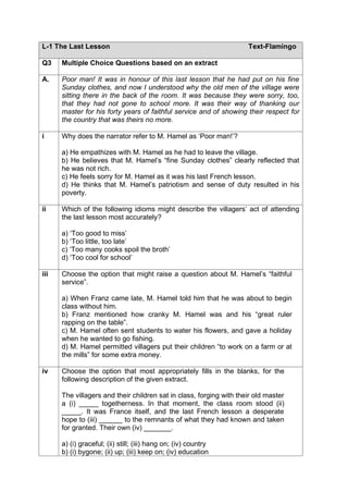 EnglishCoreXII Question Bank.pdf