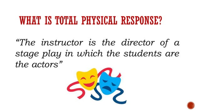 English Seminar - Total Physical Response (TPR) | PDF