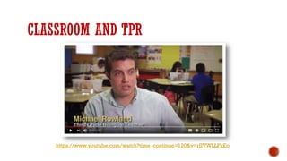 English Seminar - Total Physical Response (TPR) | PDF