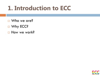 ECC Presentation | PDF | Business Expos & Conferences | Events