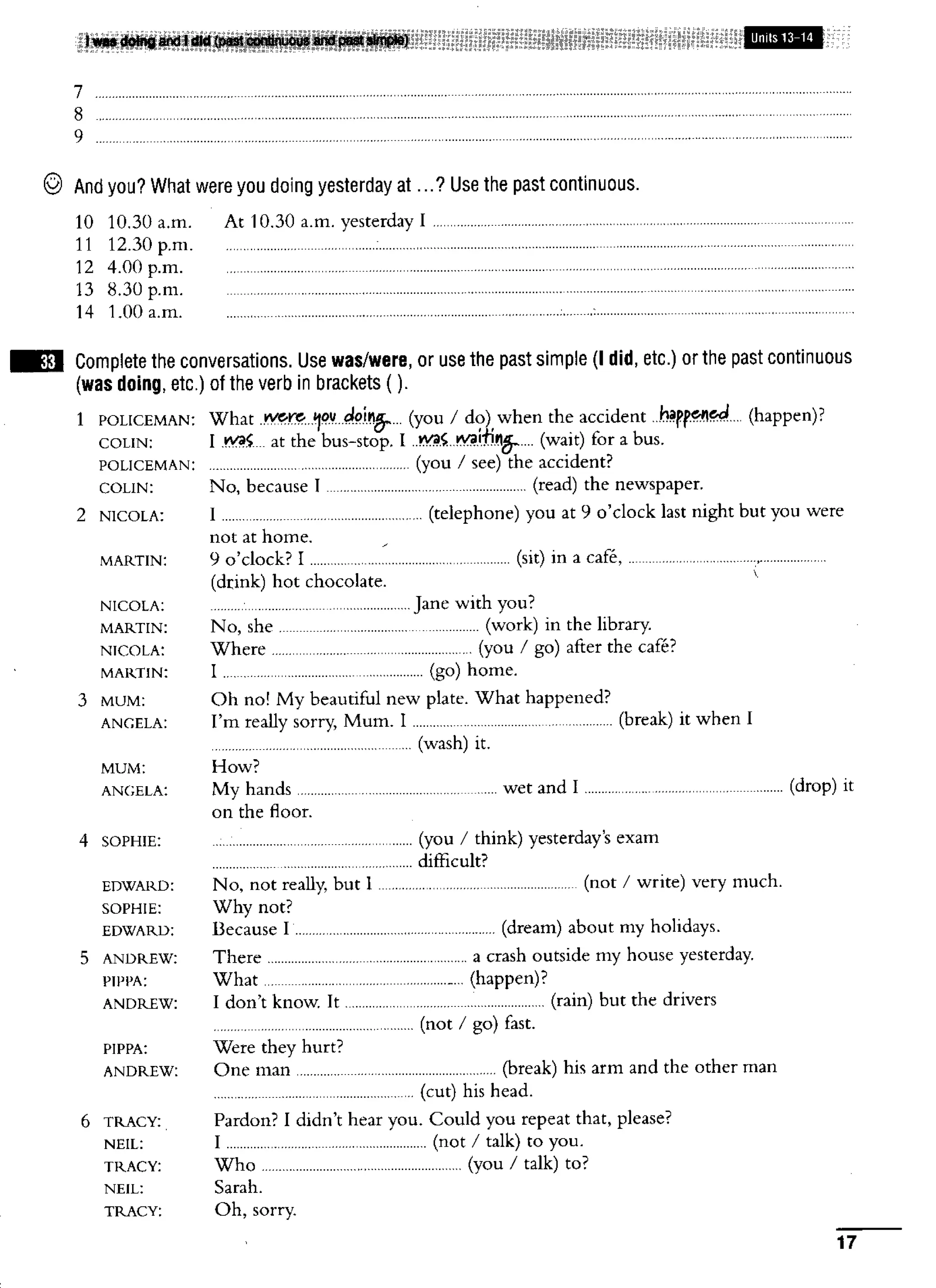 English course: essential grammar in use supplementary exercises | PDF