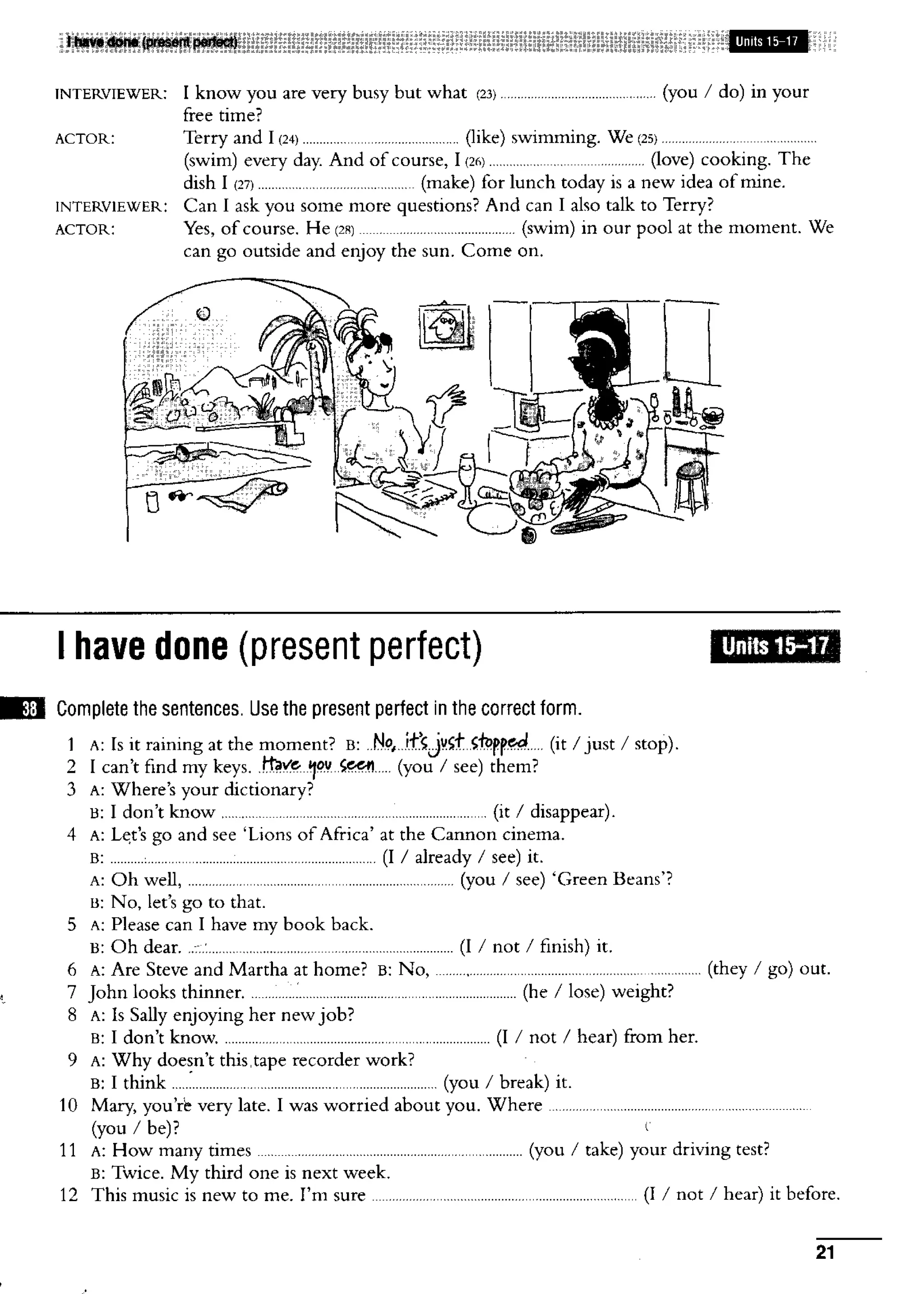 English course: essential grammar in use supplementary exercises | PDF