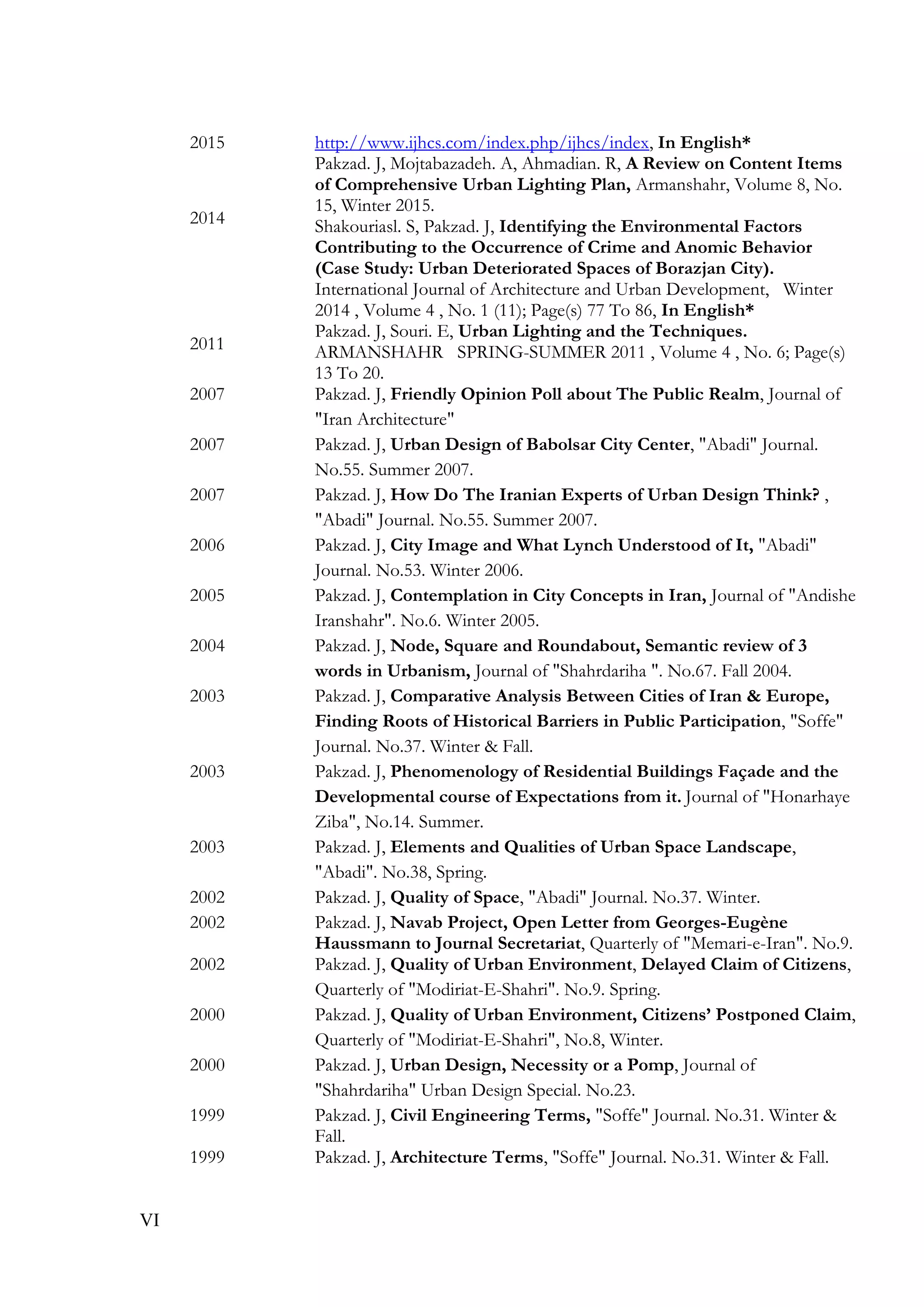 English CV- Dr. Pakzad | PDF