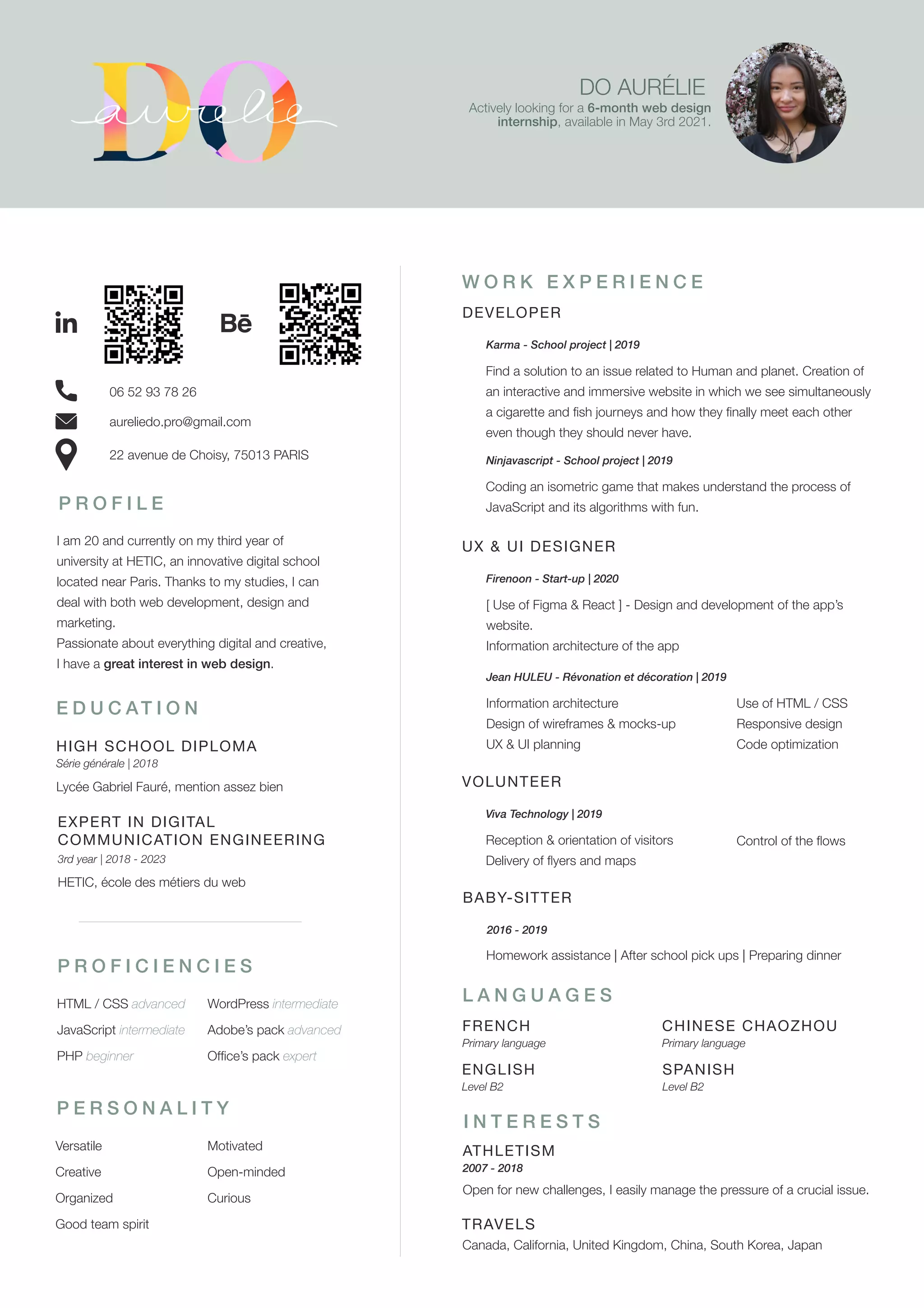 English CV | PDF | Web Development | Internet