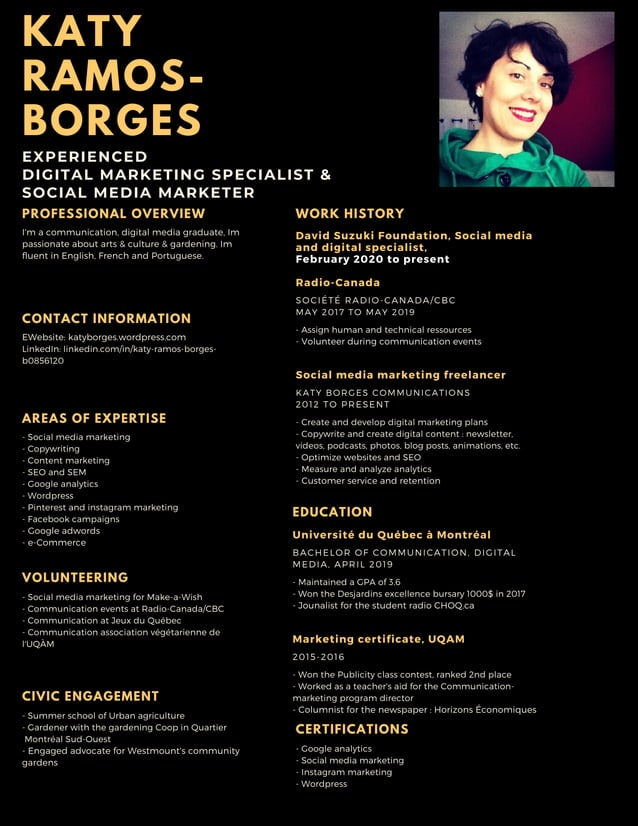 English cv mai 2020 | PDF