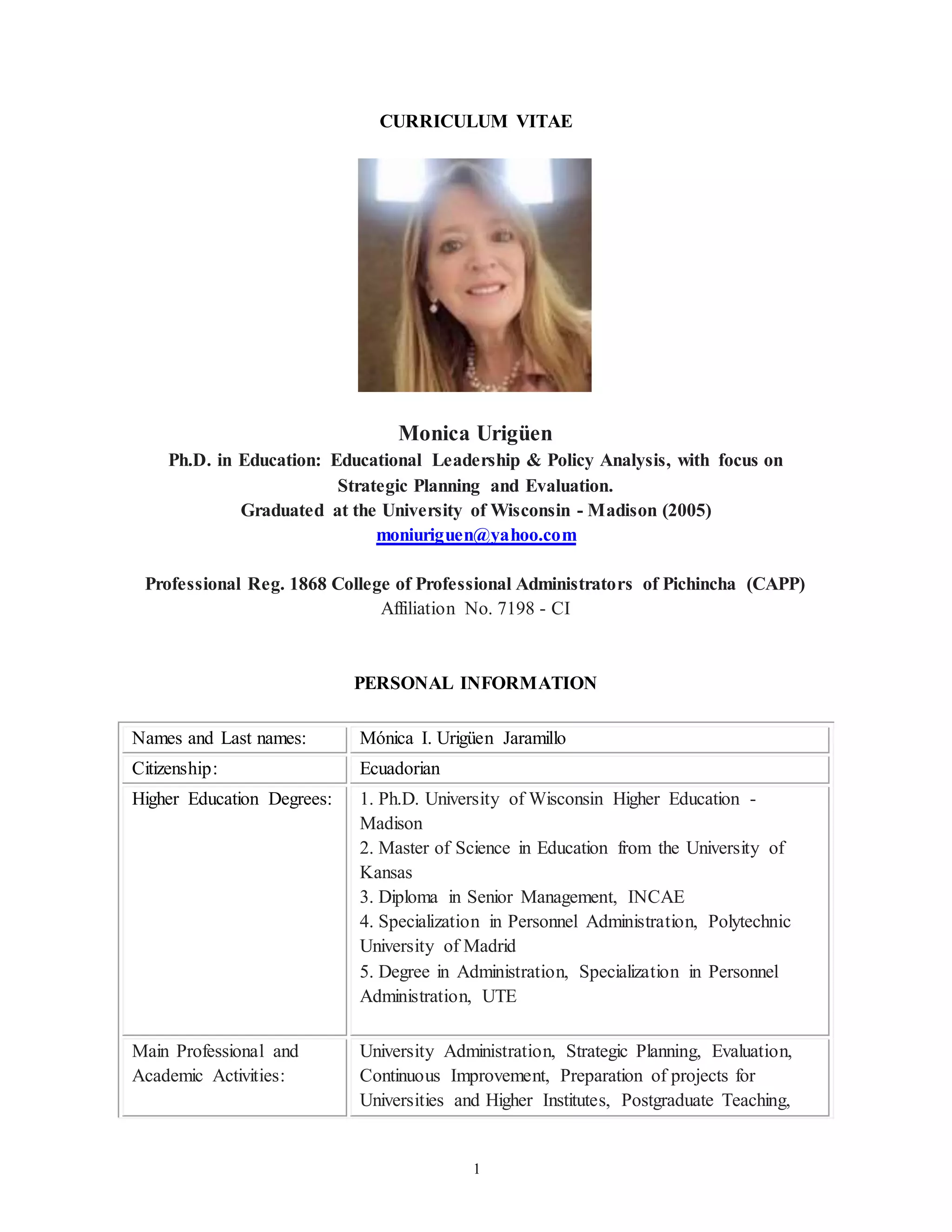 English cv monica uriguen, 2021 | DOC