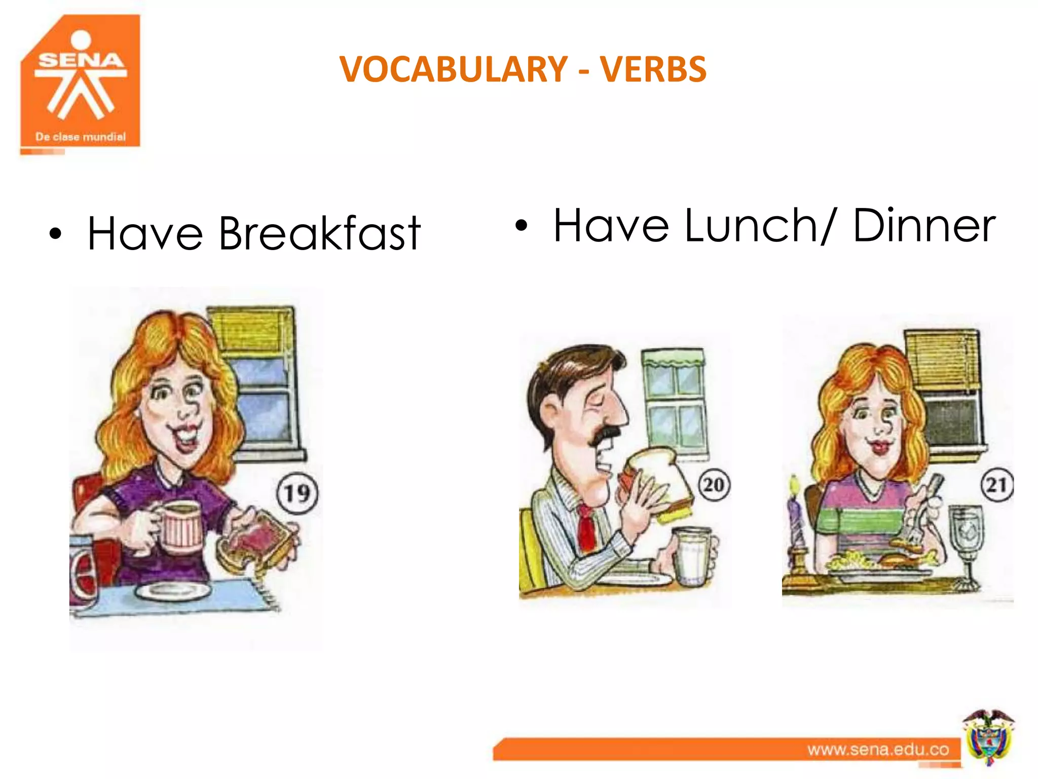 English daily routines | PPTX