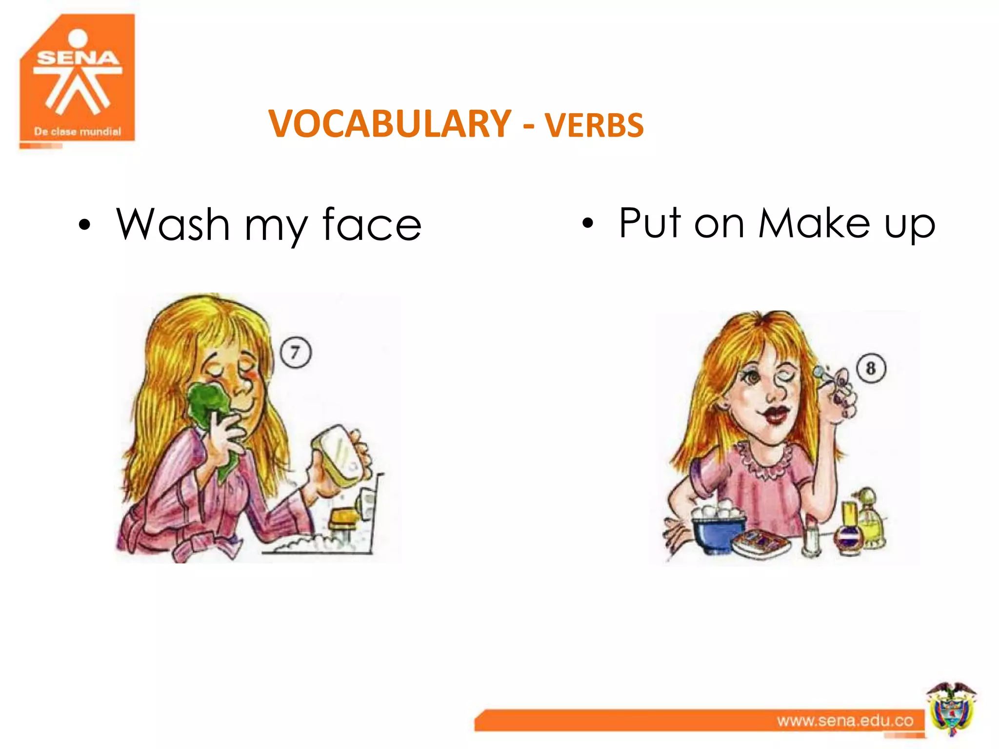 English daily routines | PPTX