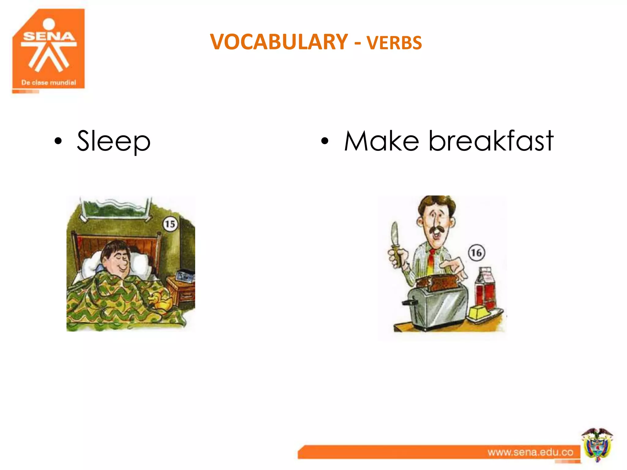 English daily routines | PPTX