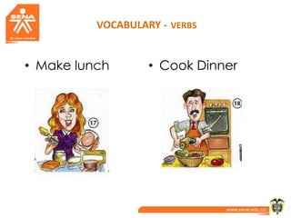 English daily routines | PPTX