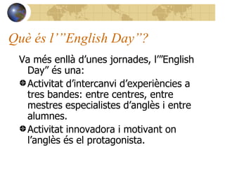 English Day | PPT
