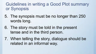 ENGLISH DAY 1. Writing-a-Synopsis.pptx
