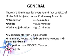 English debate competition | PPT